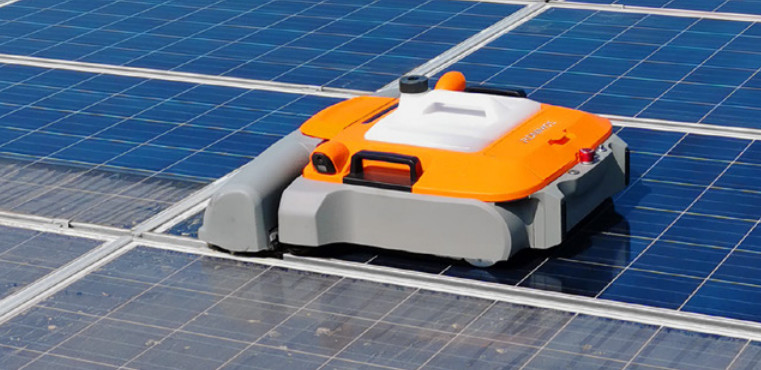 The First Solar Panel Clean Robot Intelligent Cleaning Of PV Power ...