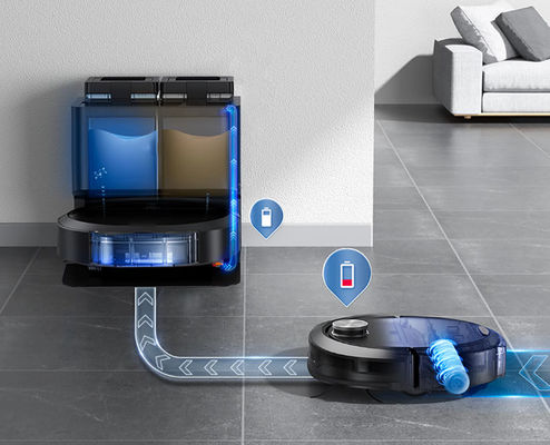 Cyclone Sweep Pro Floor Vacuum Robot with Cyclonic Suction and Mopping ...